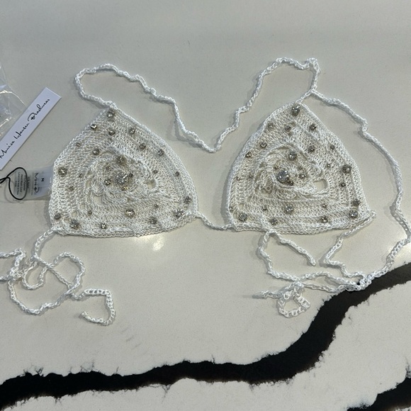 Monica Hansen | Swim | Mnica Hansen Crocheted Top | Poshmark